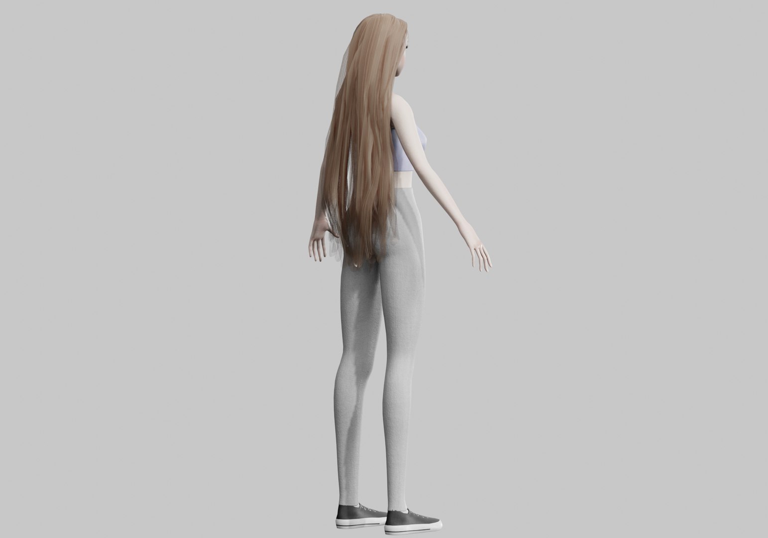 Cute Basic Woman V32239 3D Model - TurboSquid 2278022