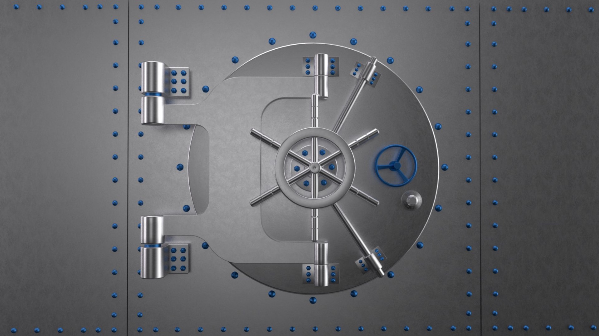 3D Bank Vault Model - TurboSquid 2016053