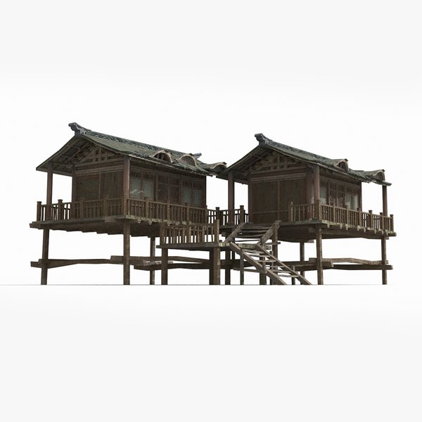 Asian House 3D Models for Download | TurboSquid