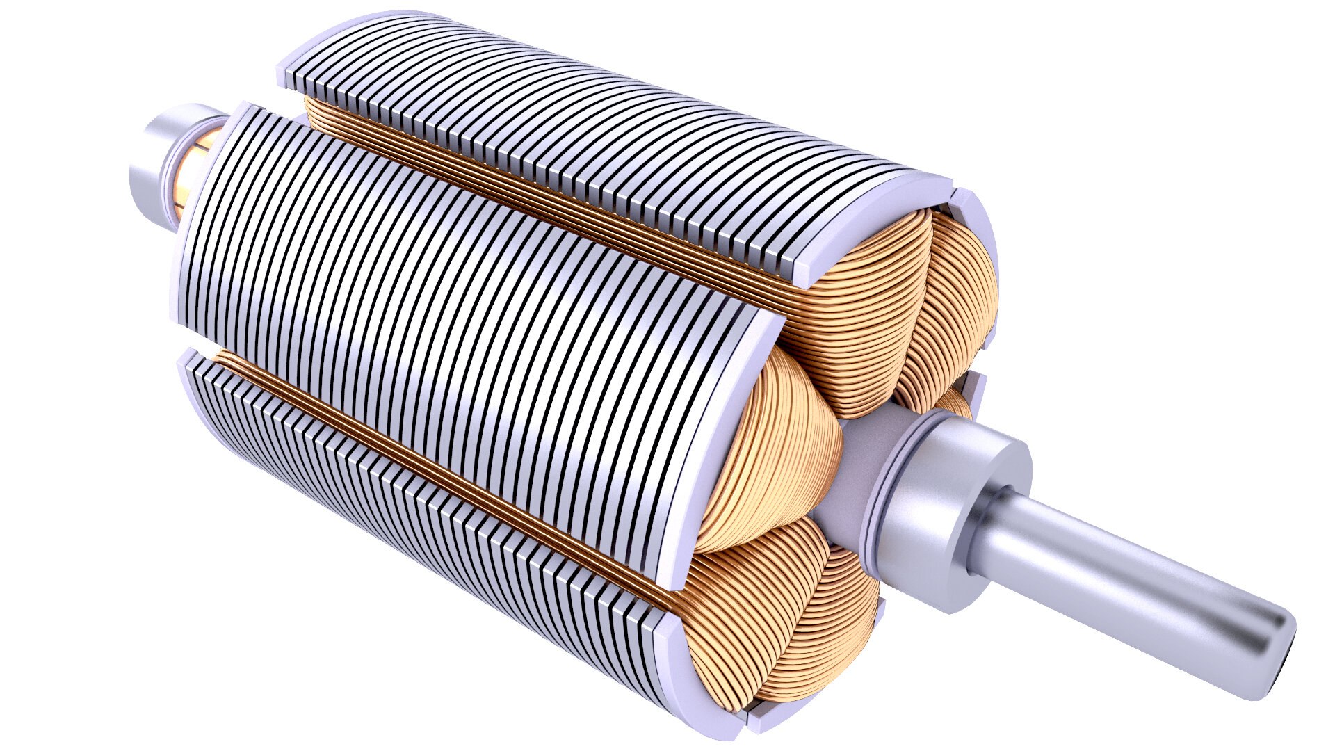 6 Pole Electric Motor Rotor 51 3D Model - TurboSquid 2257491