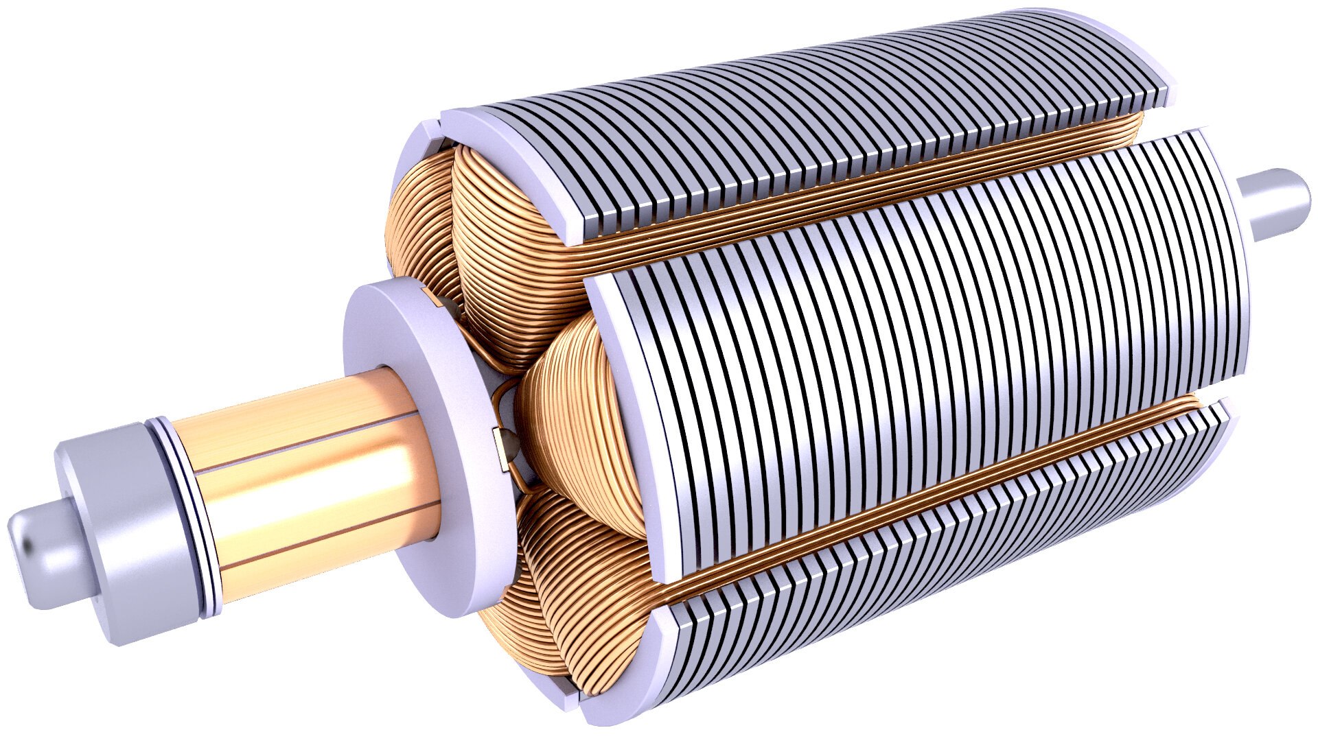 6 Pole Electric Motor Rotor 51 3D Model - TurboSquid 2257491