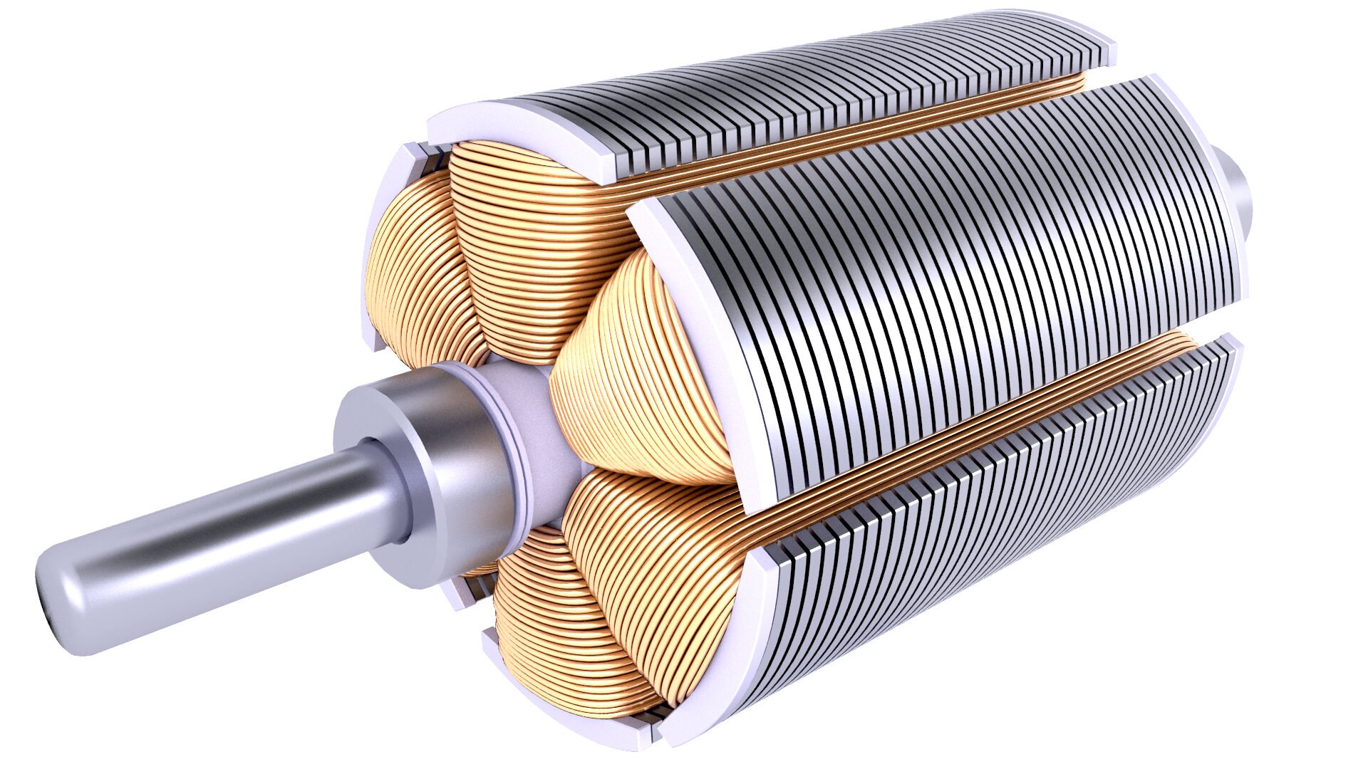 6 Pole Electric Motor Rotor 51 3D Model - TurboSquid 2257491