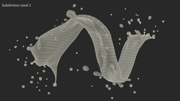 붉은 액체 스플래쉬 나선 3D 모델 - TurboSquid 1856476