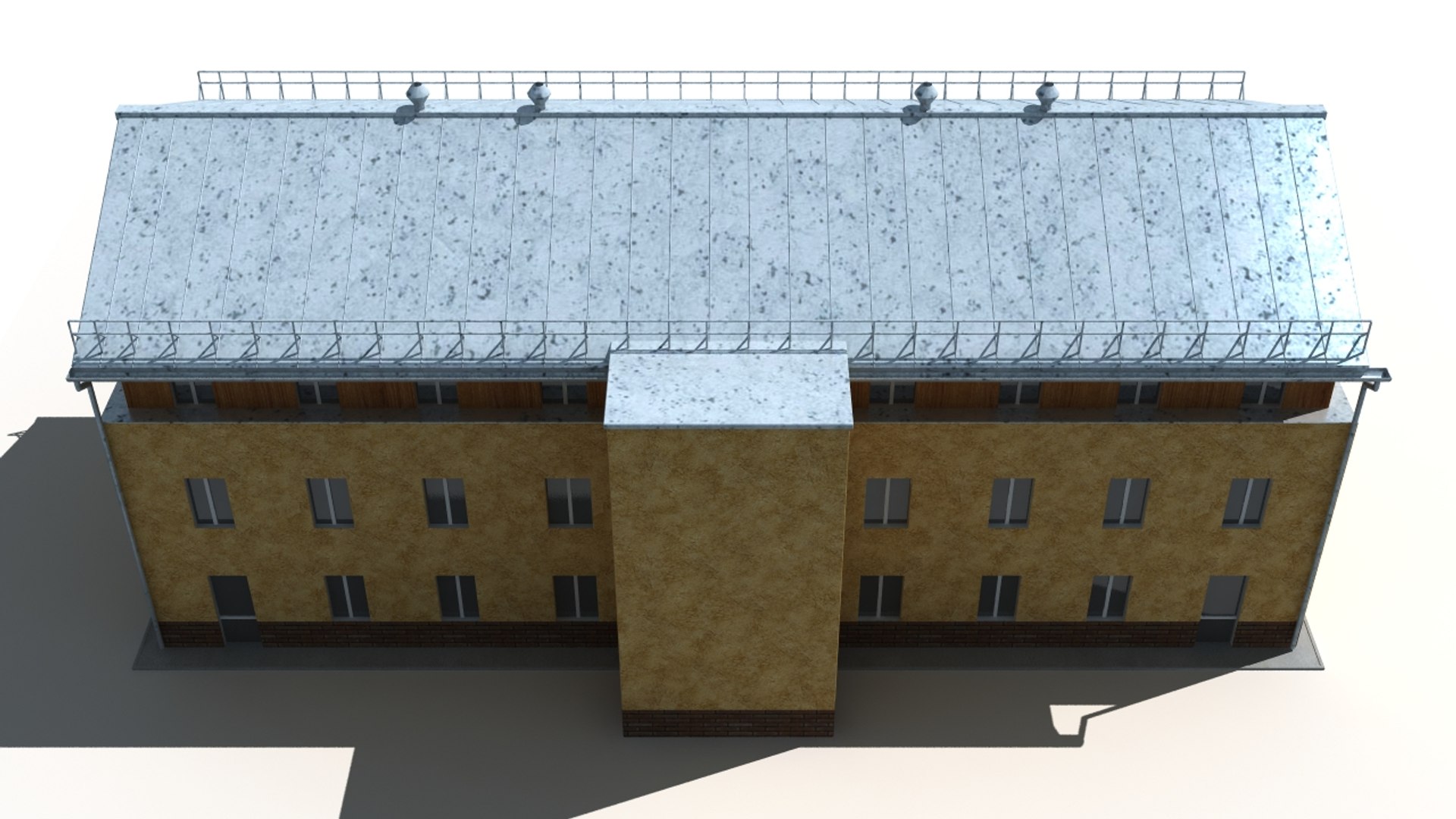 Building Background 3d Obj