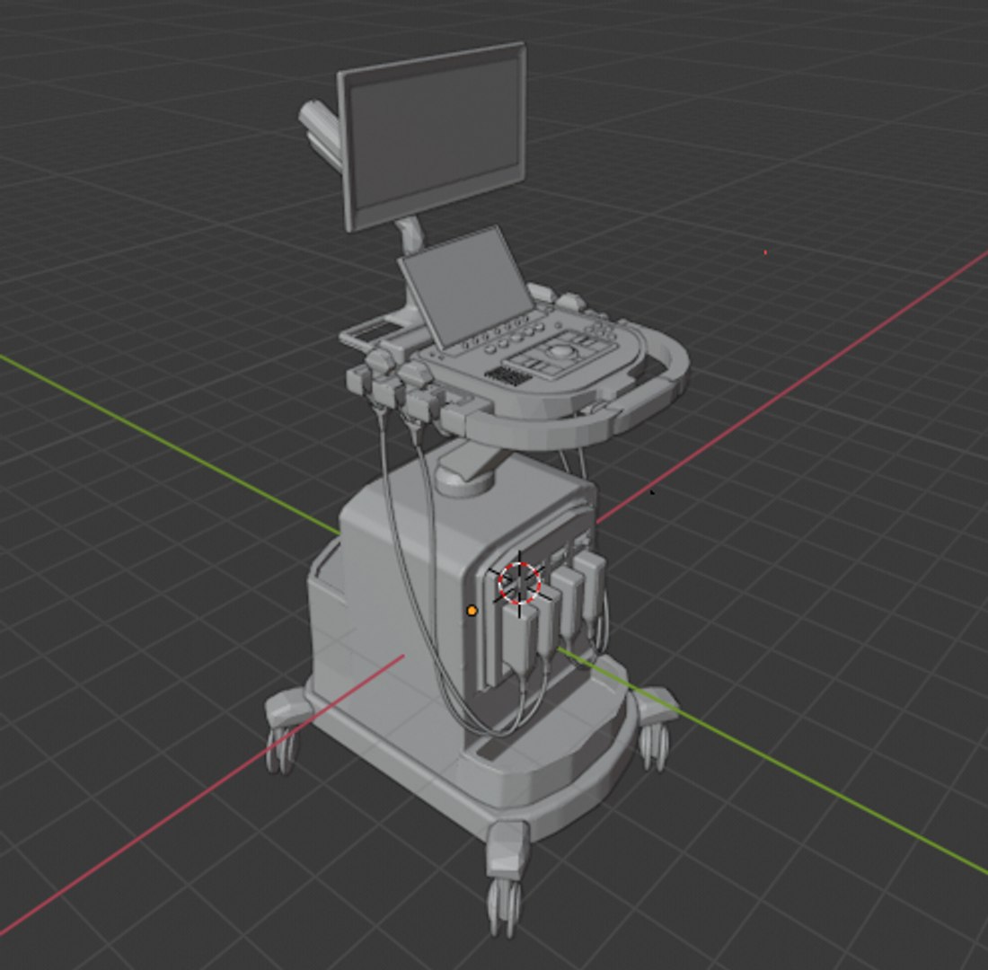 Ultrasound Machine 3D Model - TurboSquid 1563214