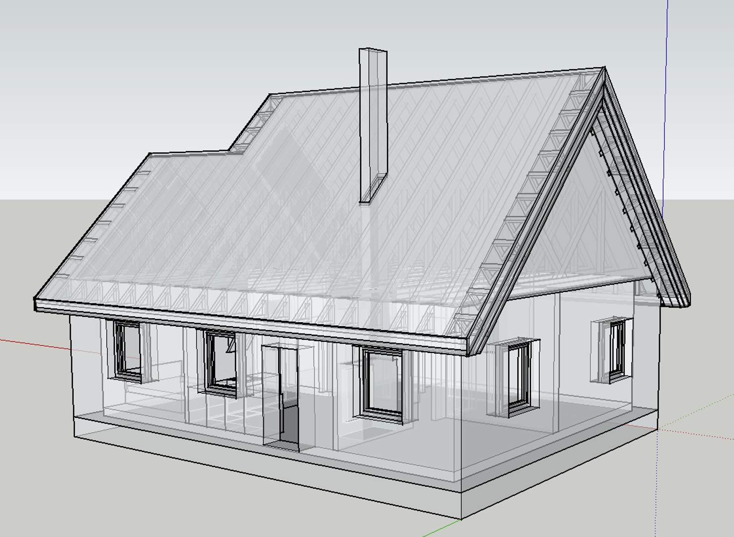 3D Detached House Model - TurboSquid 1331200