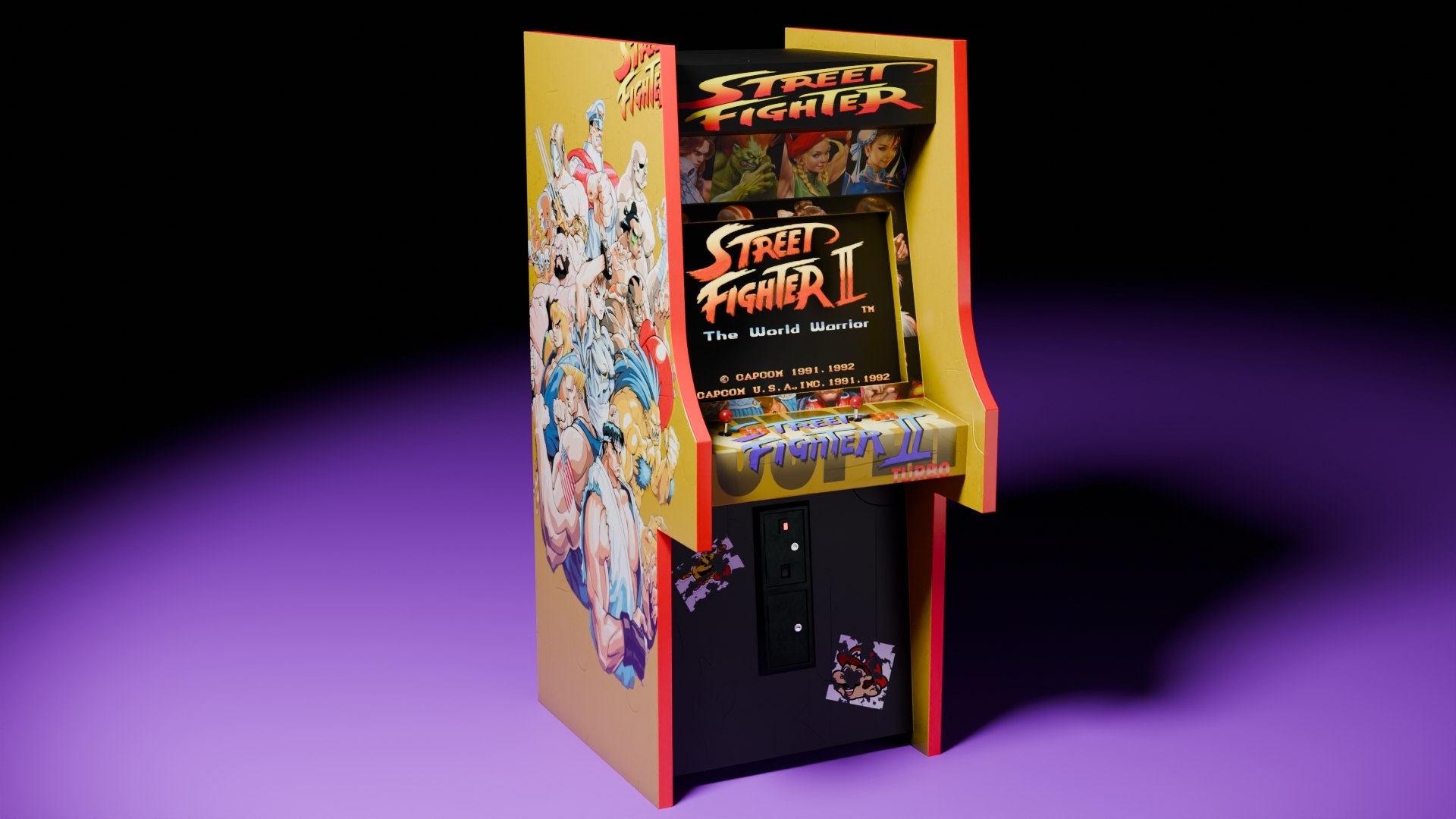 Arcade Machine 3D Model - TurboSquid 2351338