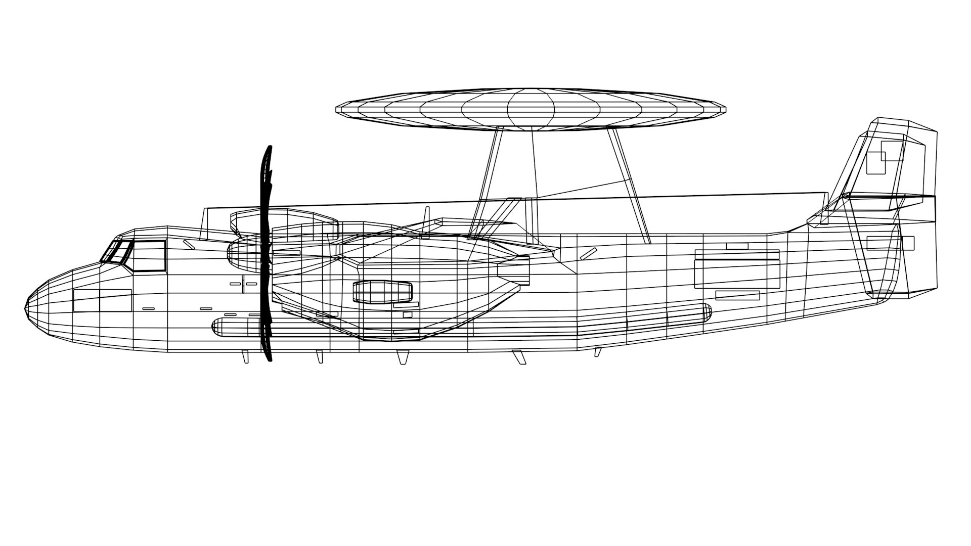 x military aircraft e-2c hawkeye