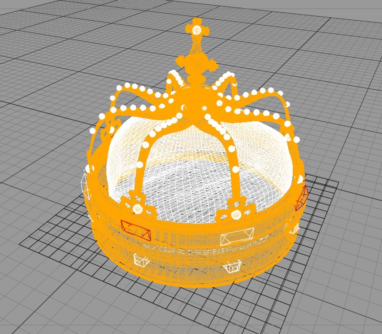 Medieval Crown 3d Model