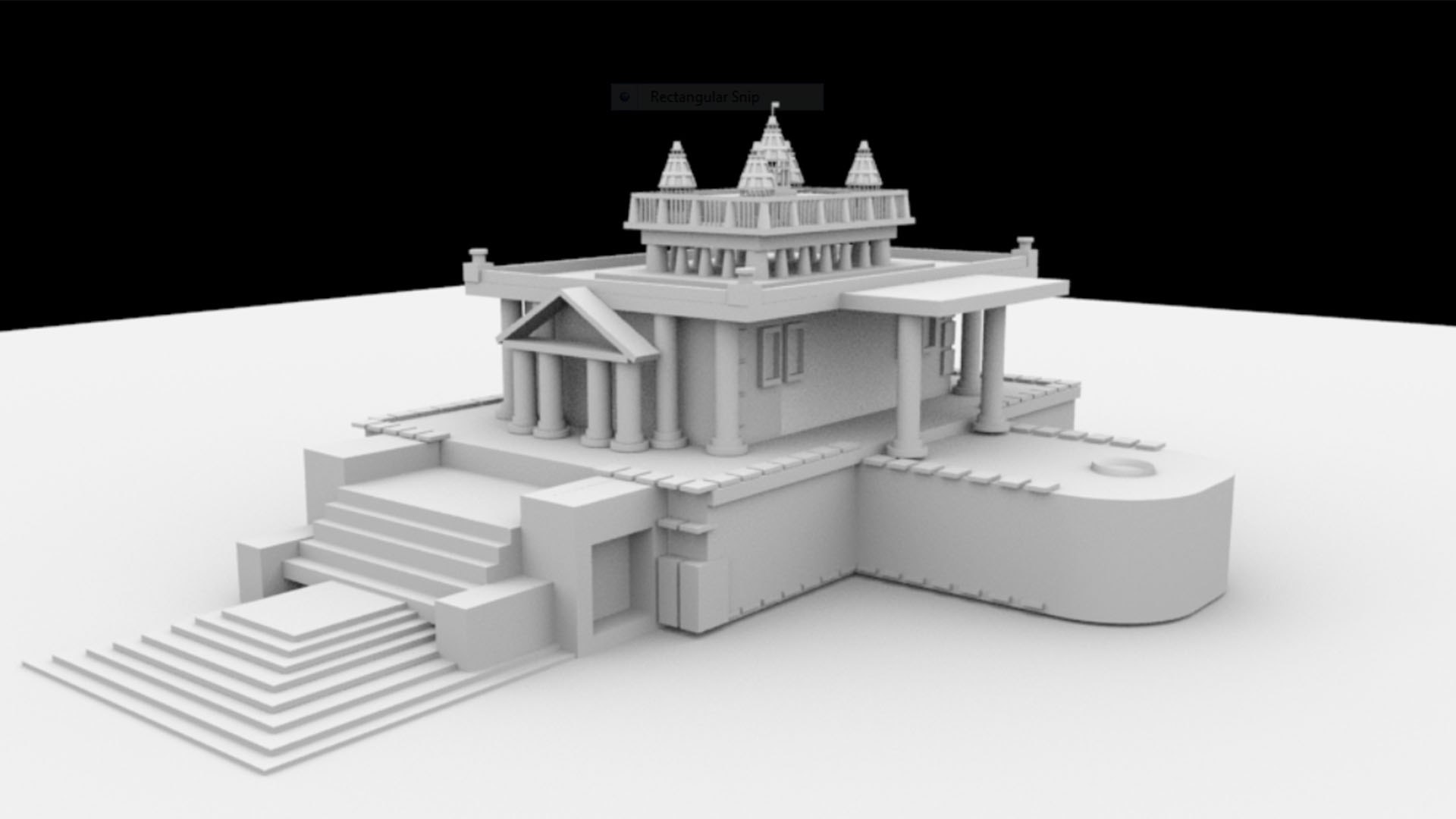 3D TEMPLE MODEL 3D Model - TurboSquid 1779224