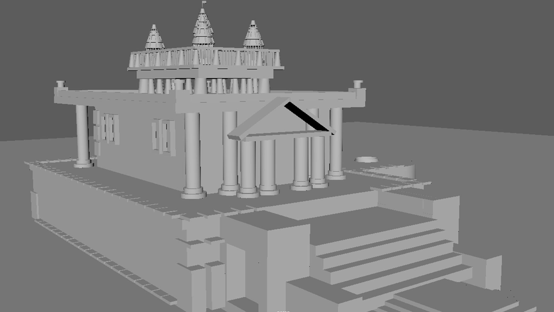 3D TEMPLE MODEL 3D Model - TurboSquid 1779224