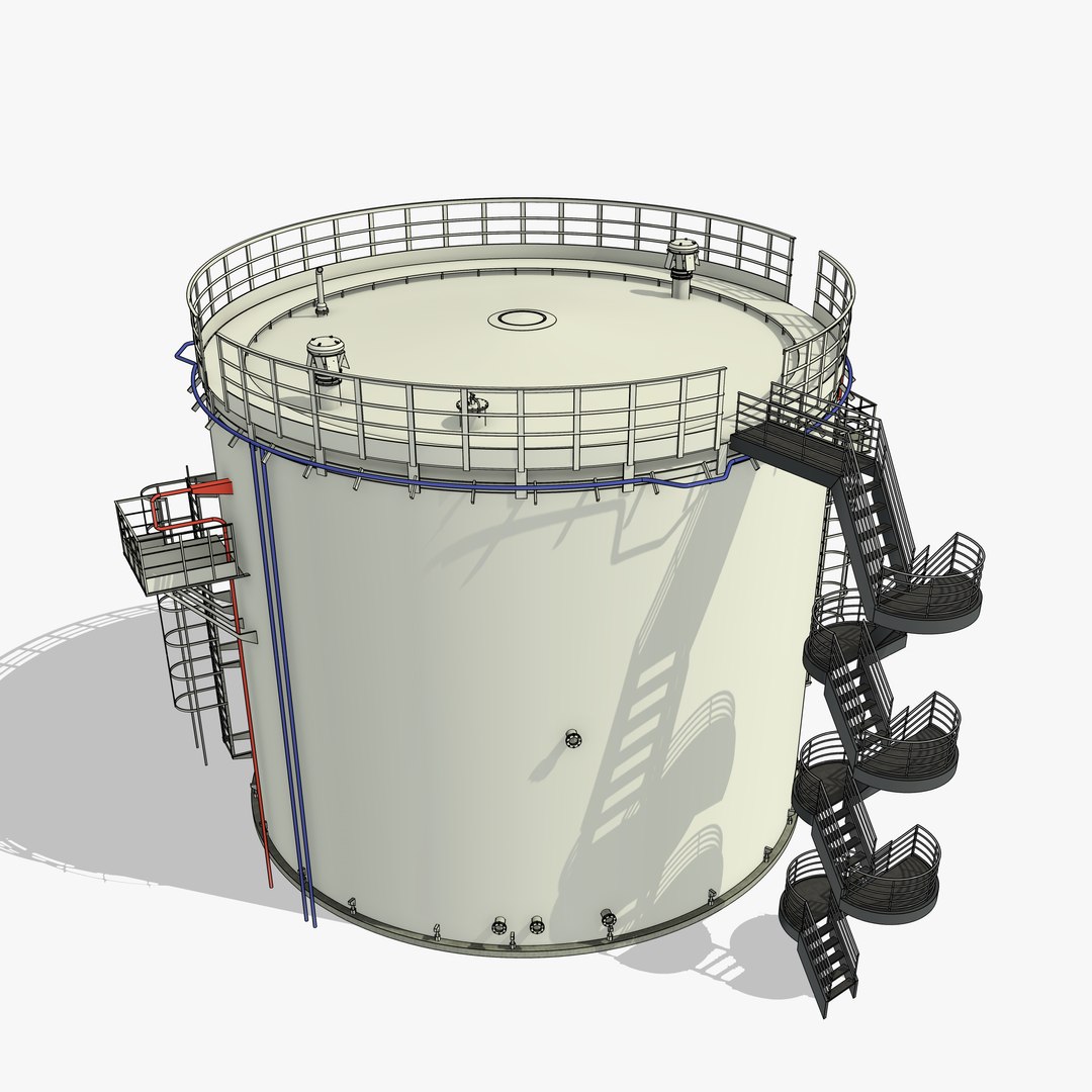 3D Storage oil tank - TurboSquid 2158906