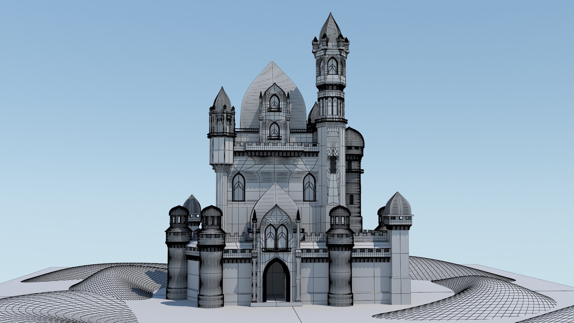 3D Palace Resolution 4k - TurboSquid 1540467