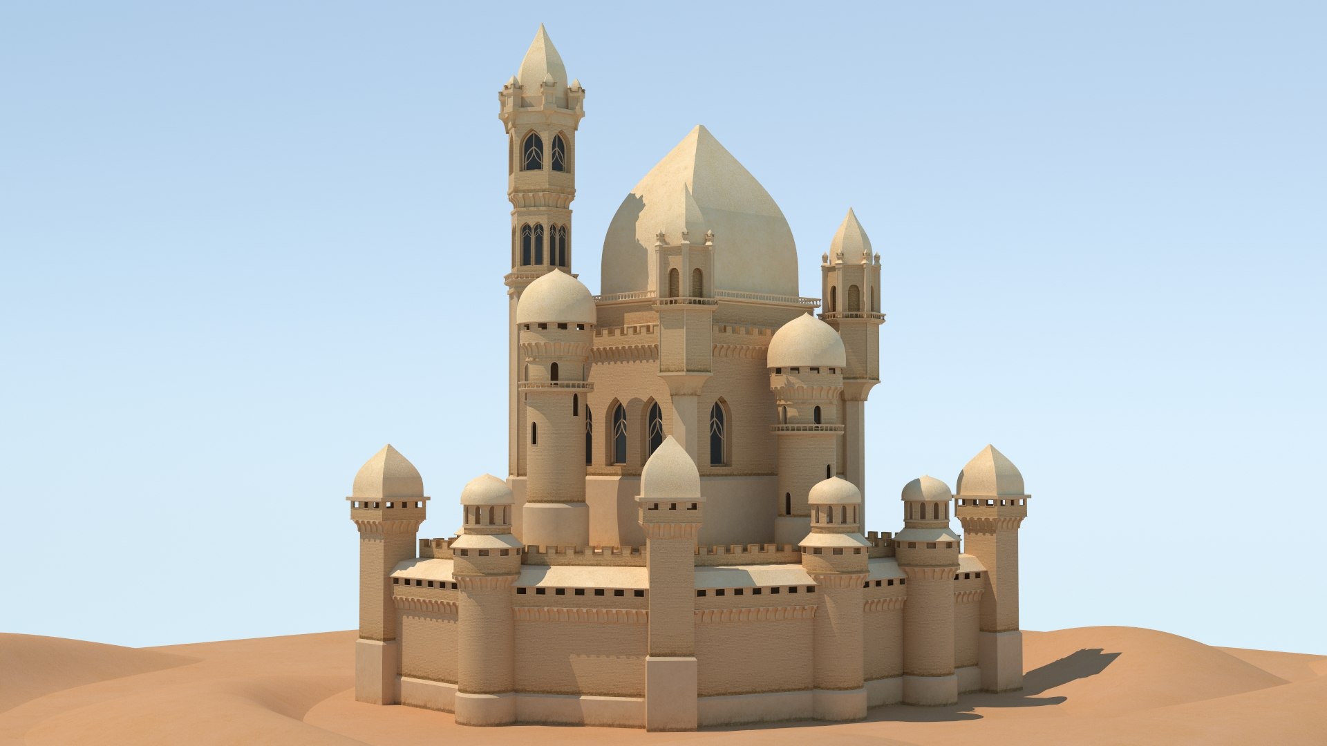 3D Palace Resolution 4k - TurboSquid 1540467