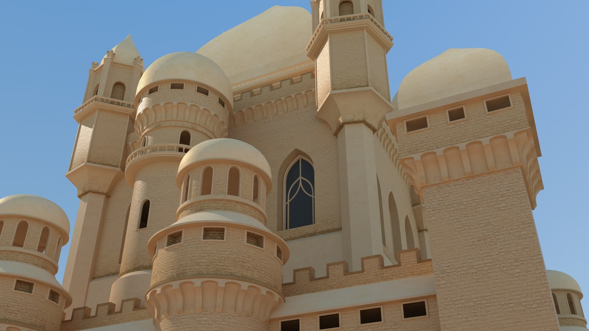 3D Palace Resolution 4k - TurboSquid 1540467