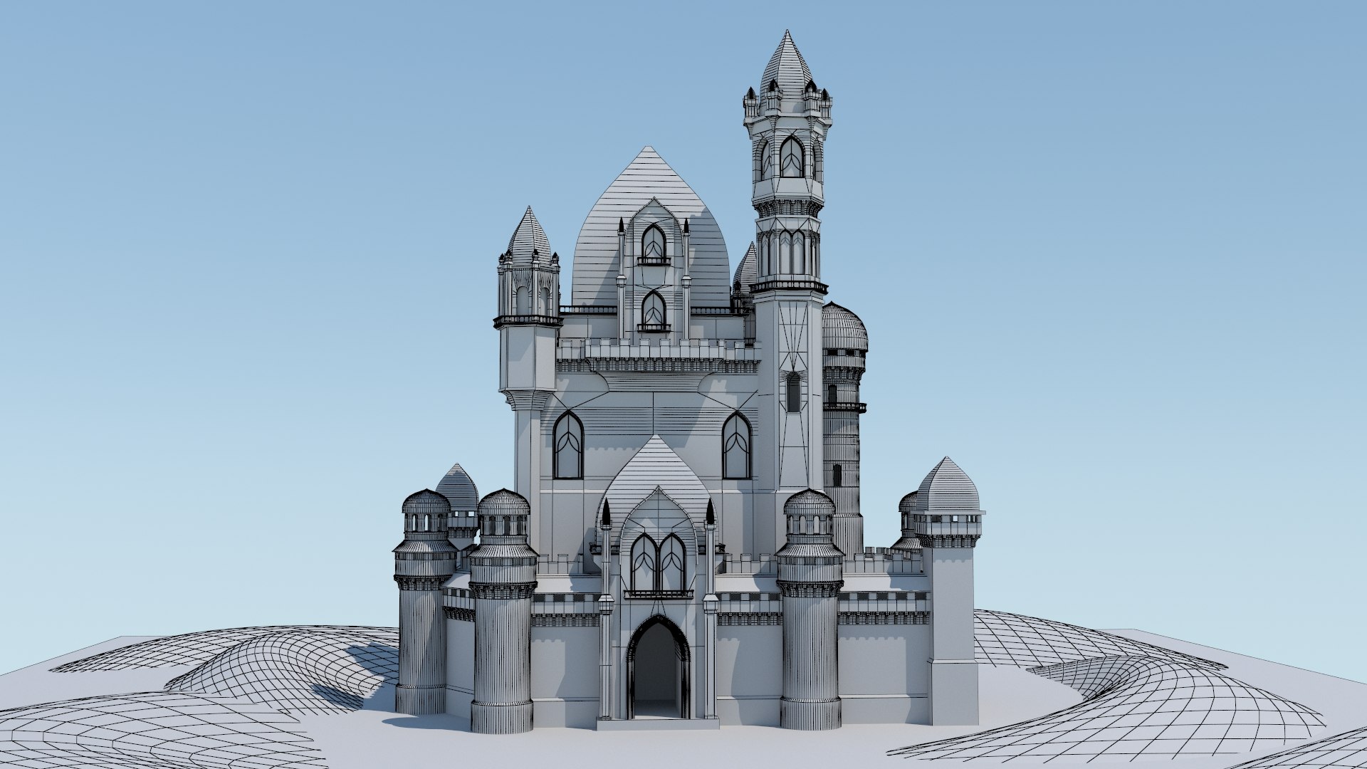 3D Palace Resolution 4k - TurboSquid 1540467