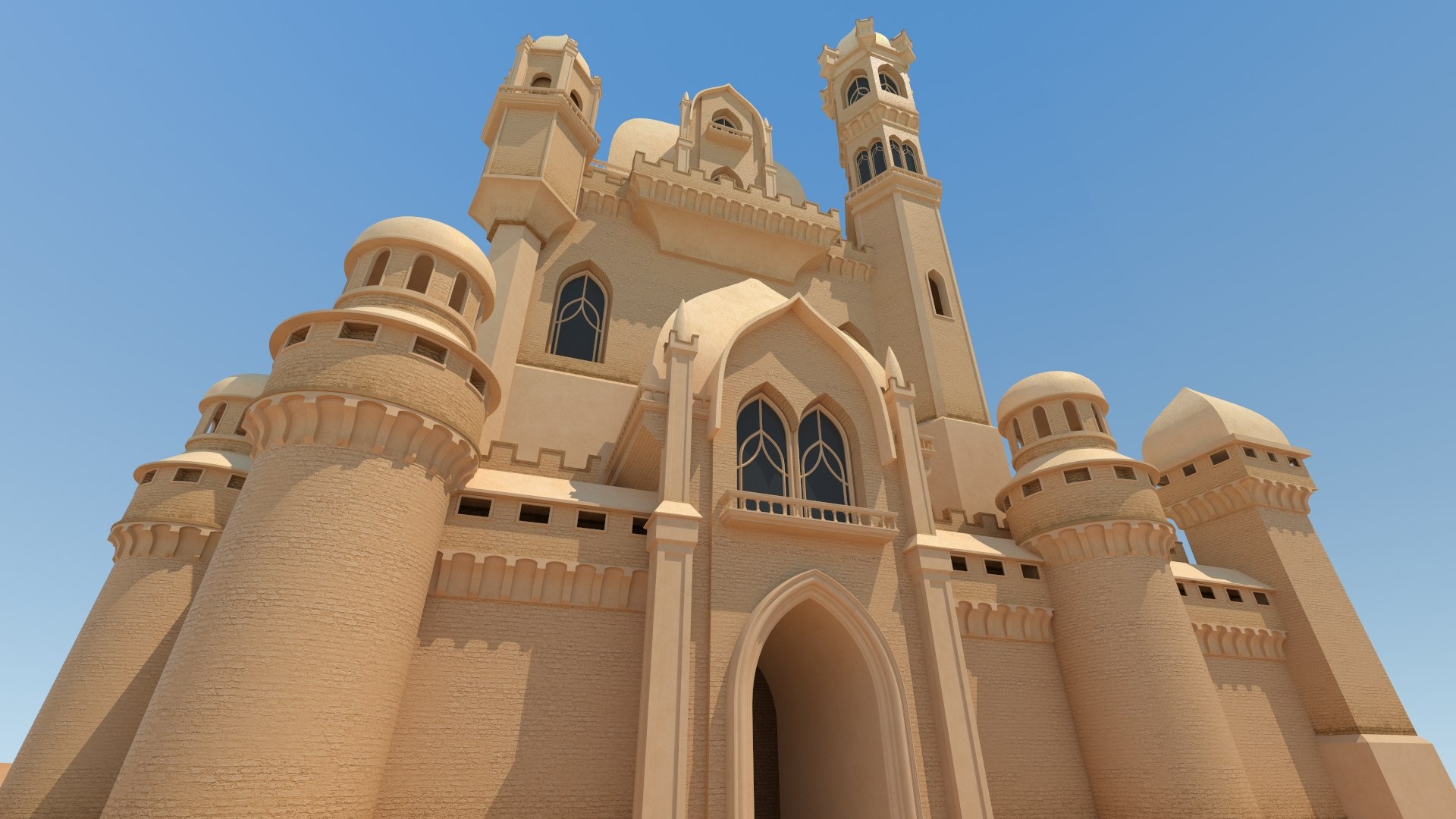 3D Palace Resolution 4k - TurboSquid 1540467