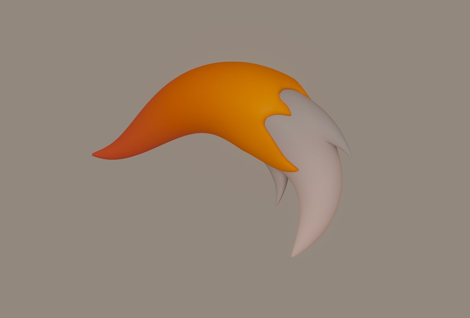 3D Fox Tail Model - TurboSquid 2058318