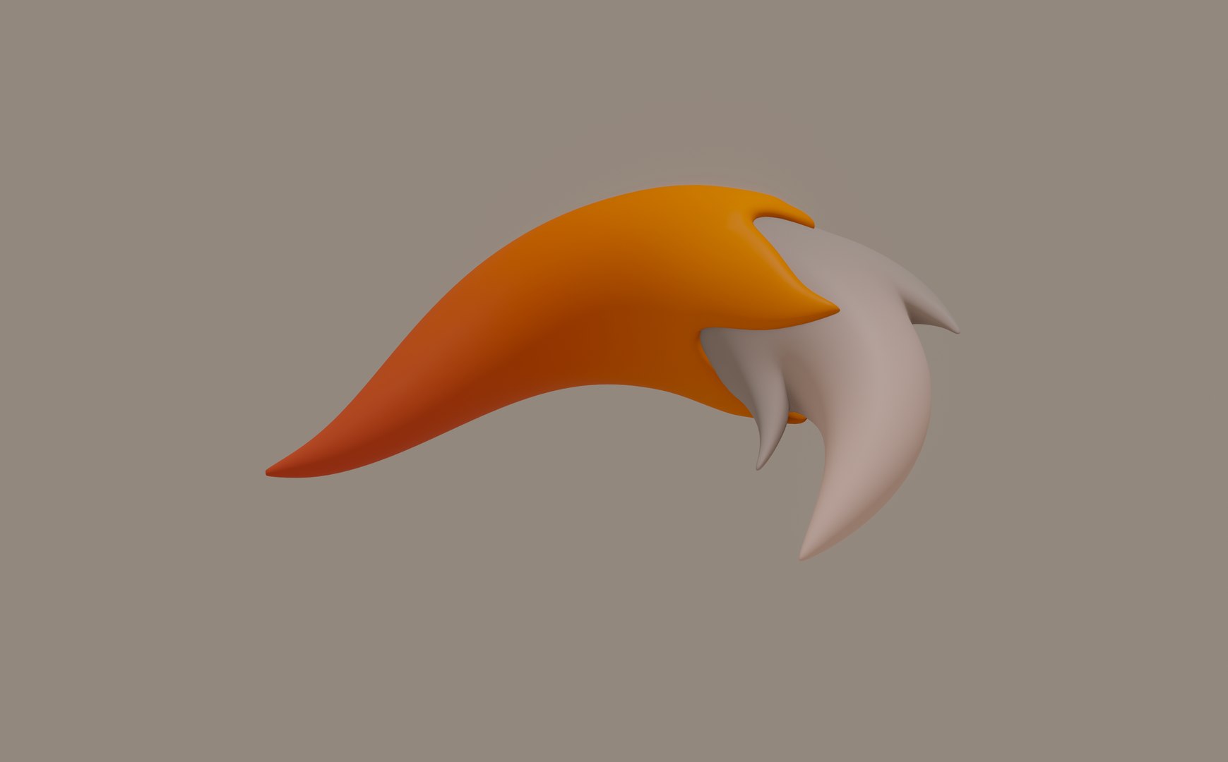 3D Fox Tail Model - TurboSquid 2058318