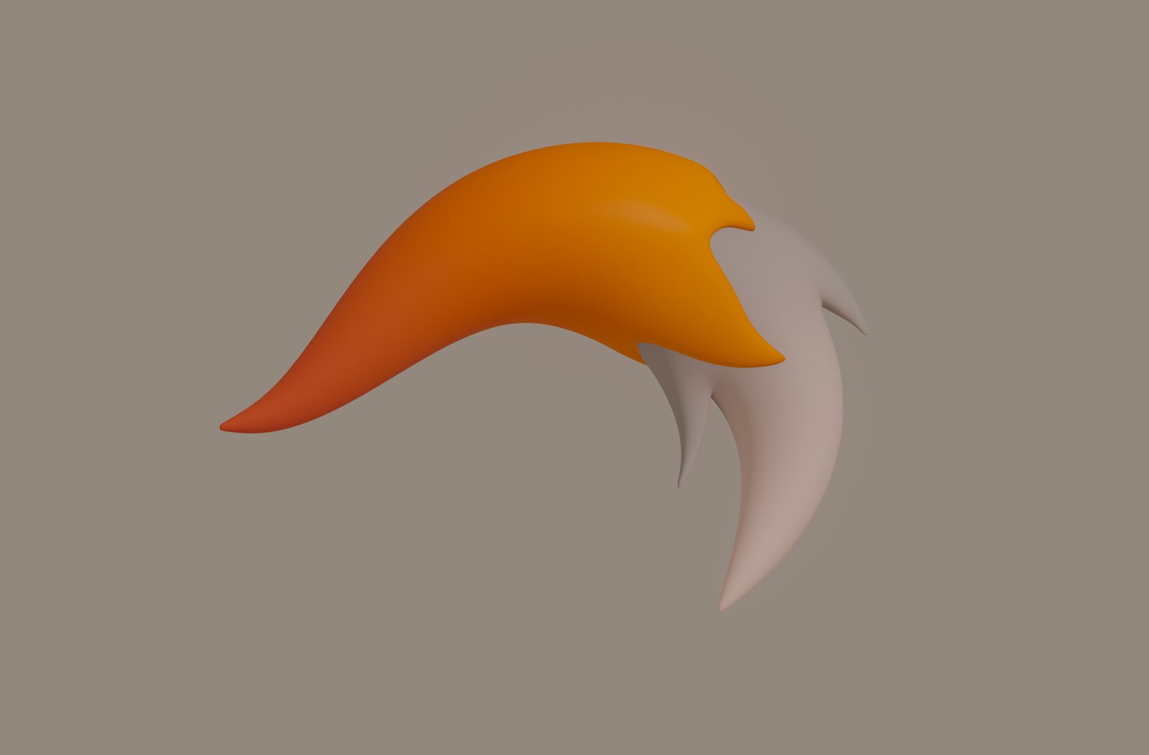 3D Fox Tail Model - TurboSquid 2058318