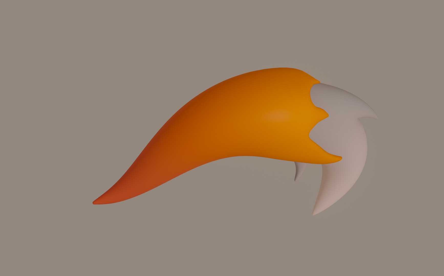 3D Fox Tail Model - TurboSquid 2058318