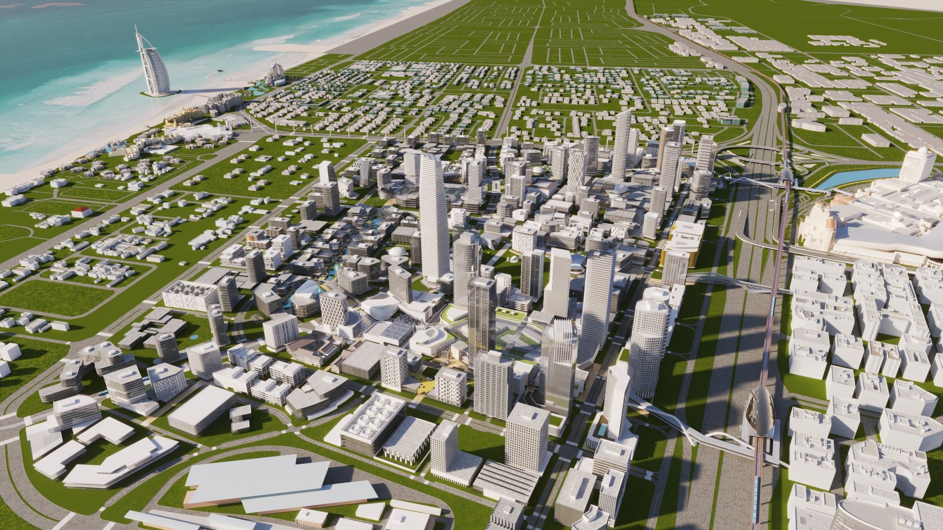 Dubai V4 3D Model - TurboSquid 2035720