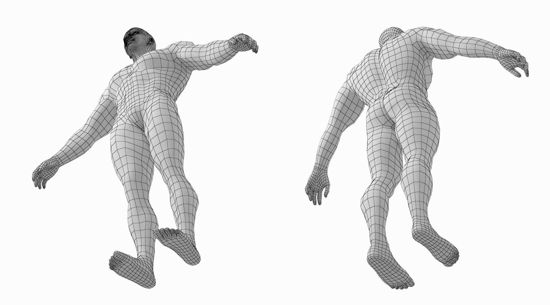 Bodybuilder Male Base Mesh In A-Pose 3D Model - TurboSquid 2160686