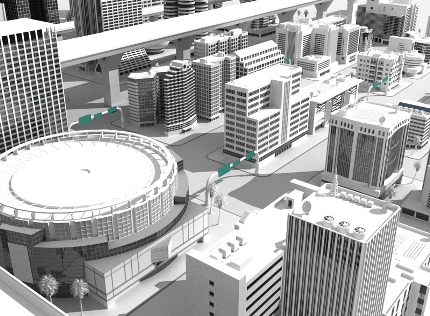 City Building 3d Model