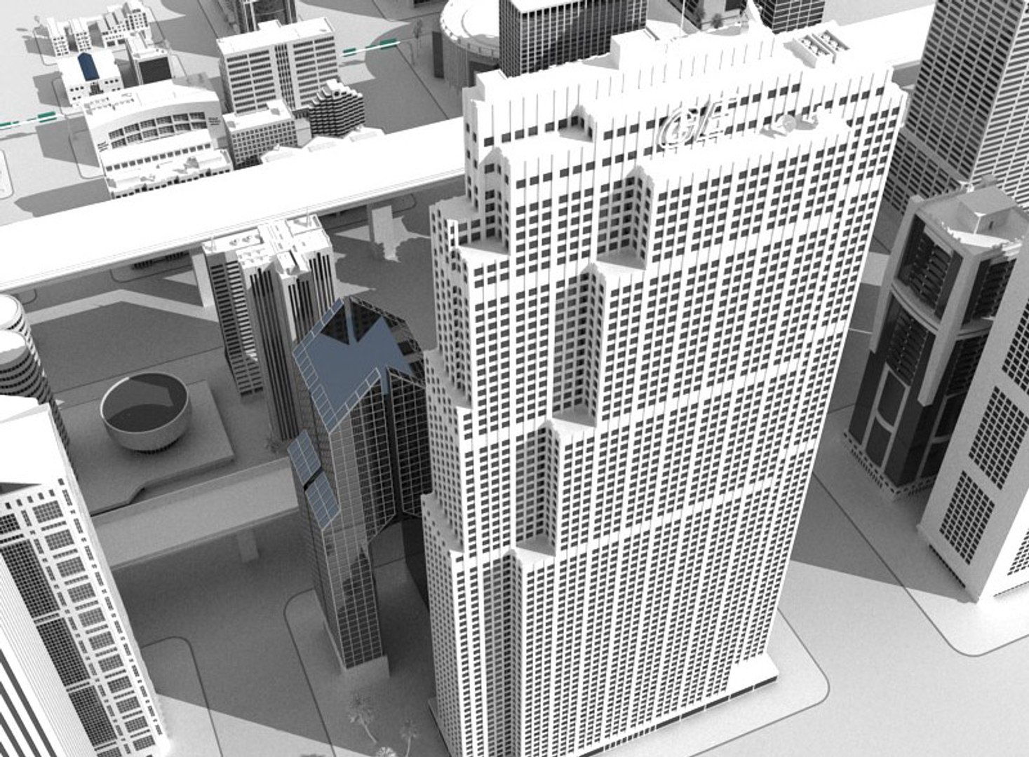 City Building 3d Model