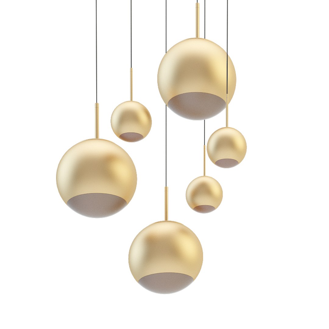 Mirror Ball Pendant Chrome 3D Model - TurboSquid 1398139