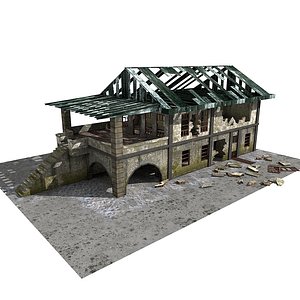 Destroyed Building Blender Models for Download | TurboSquid