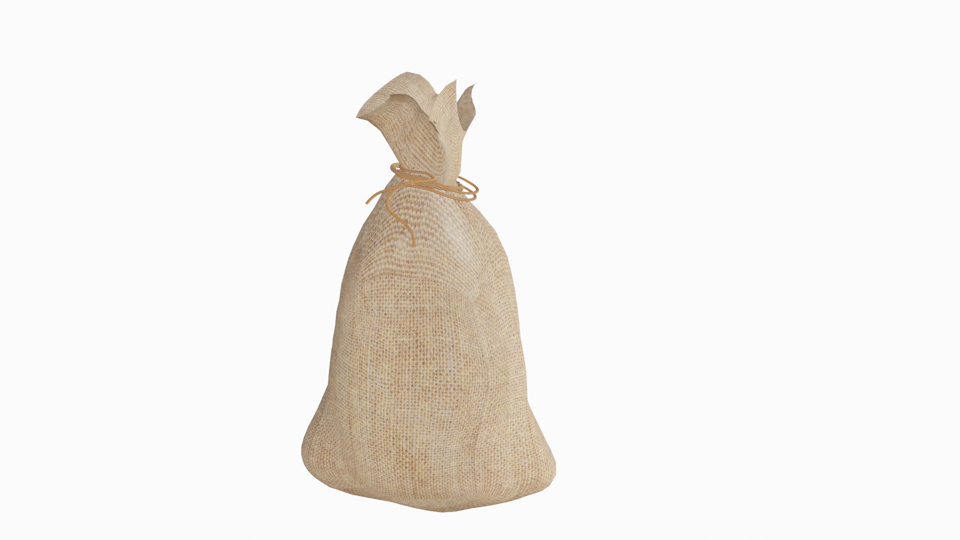 Burlap sack 3D - TurboSquid 1764187