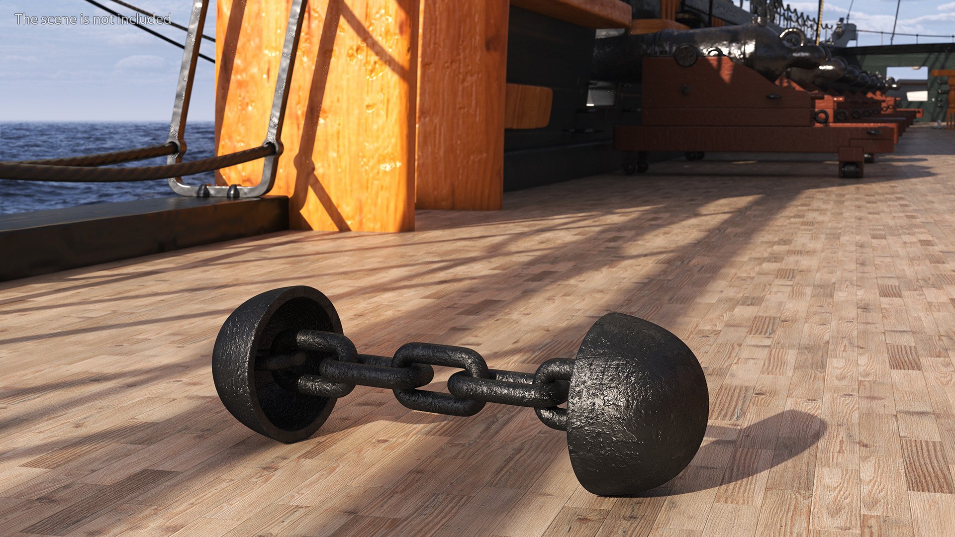 3D Naval Cannon Bars Collection Model - TurboSquid 2200297