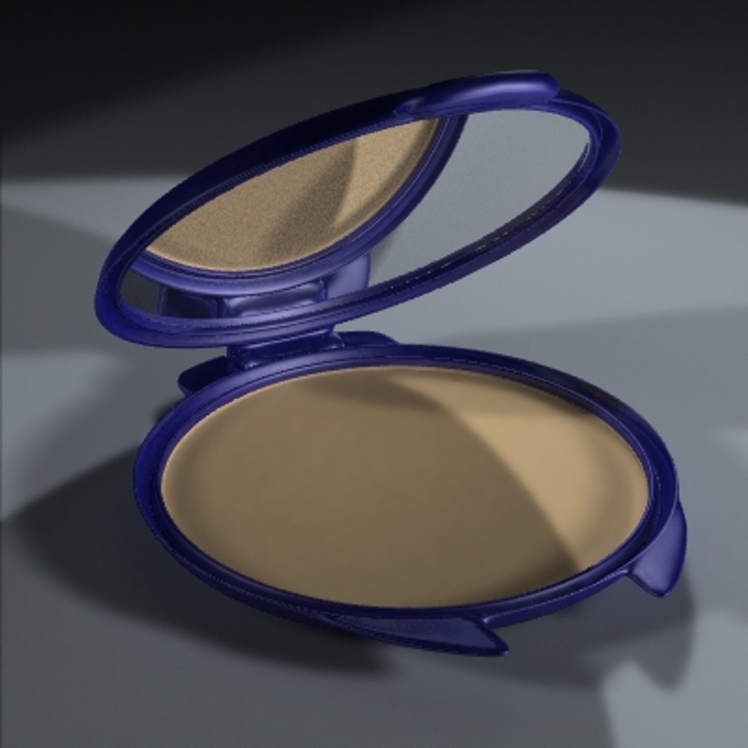 3d Cosmetics Compact Makeup Model