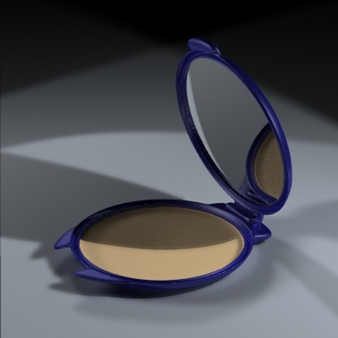 3d Cosmetics Compact Makeup Model