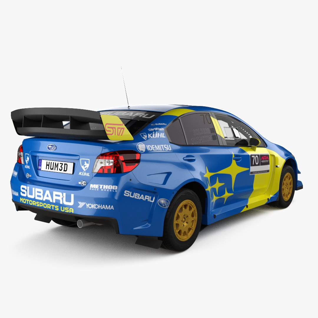 Subaru WRX VT20R Rally with HQ interior 2020 3D model - TurboSquid 2017142