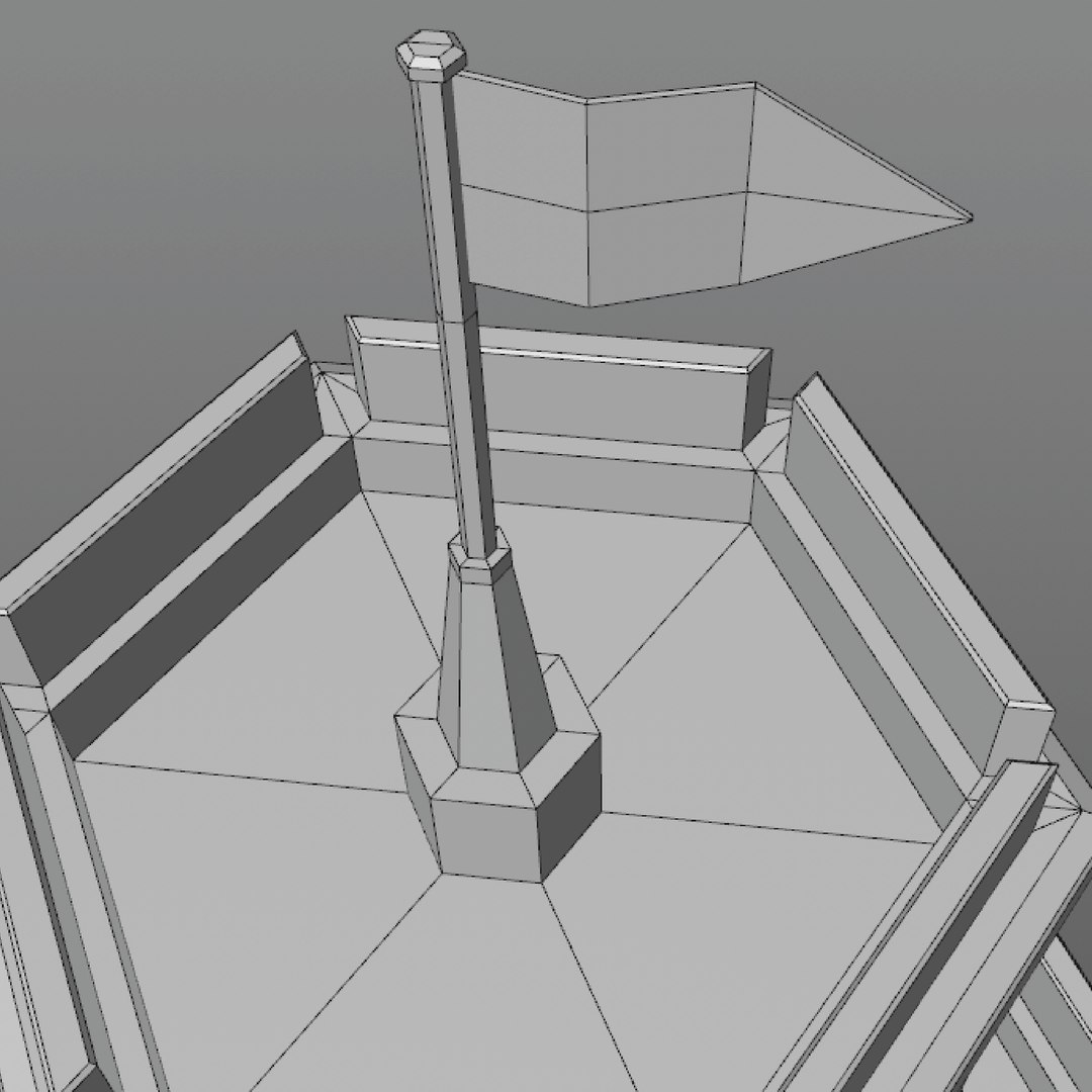 3D Cartoon Tower Model - TurboSquid 1387716