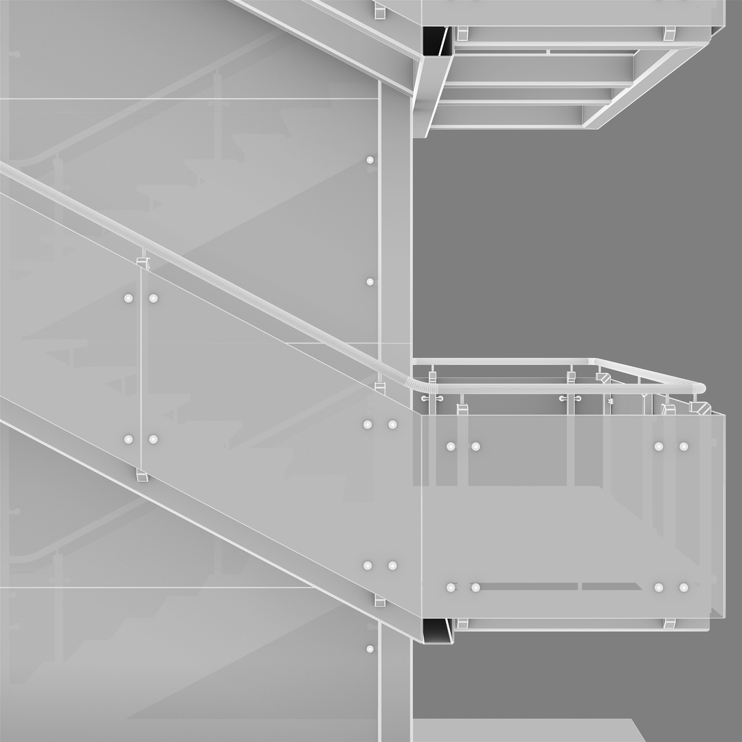 3D model stair staircase - TurboSquid 1440481