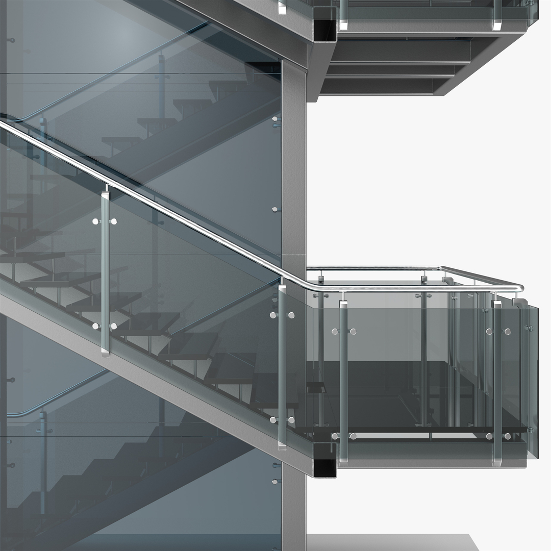 3D model stair staircase - TurboSquid 1440481