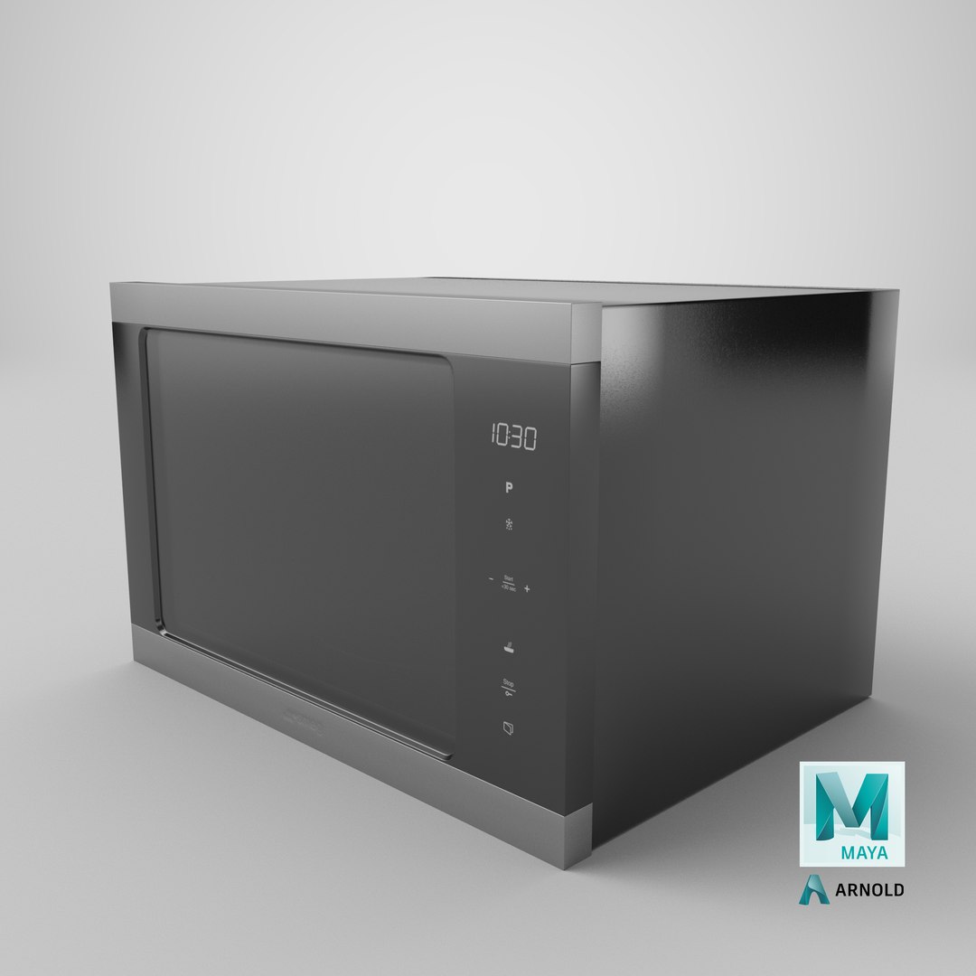 Realistic Microwave Oven Classic 3D Model - TurboSquid 1436121