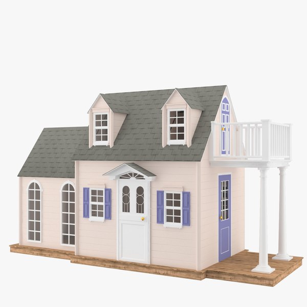 3d snow white house
