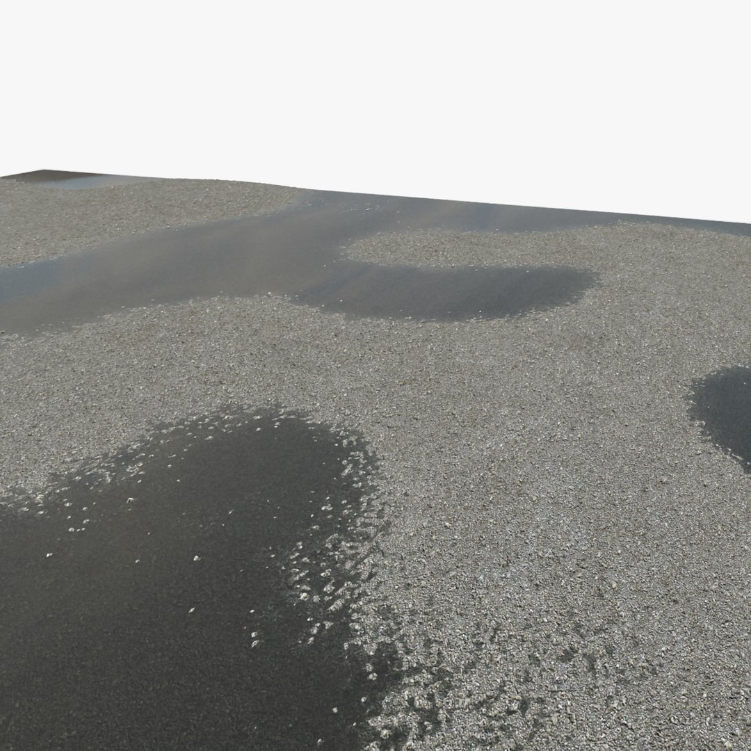 Wet Asphalt Model - TurboSquid 1224444
