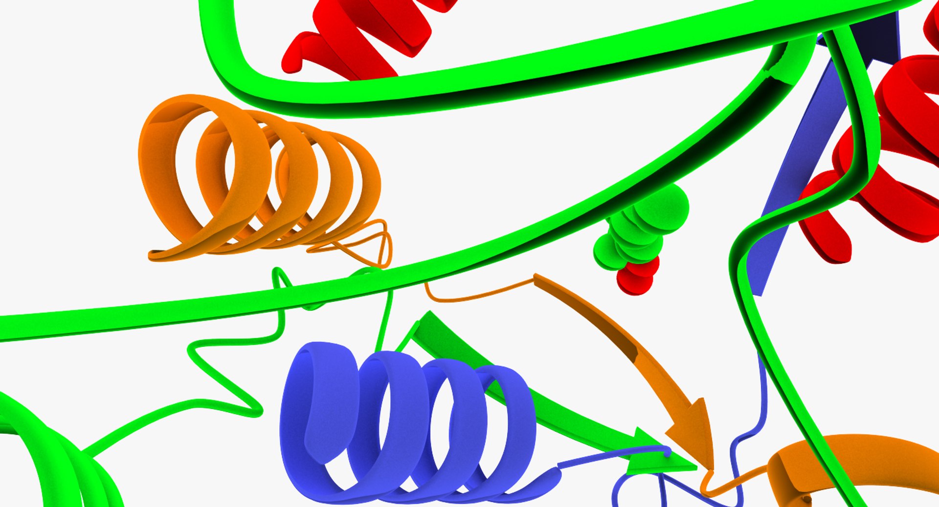3d Animation Enzymes Model