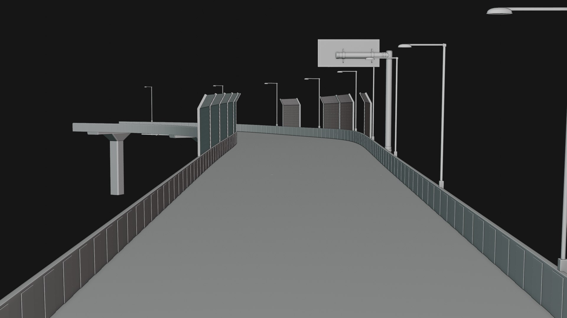 3D Highway Modular Set - TurboSquid 2201022