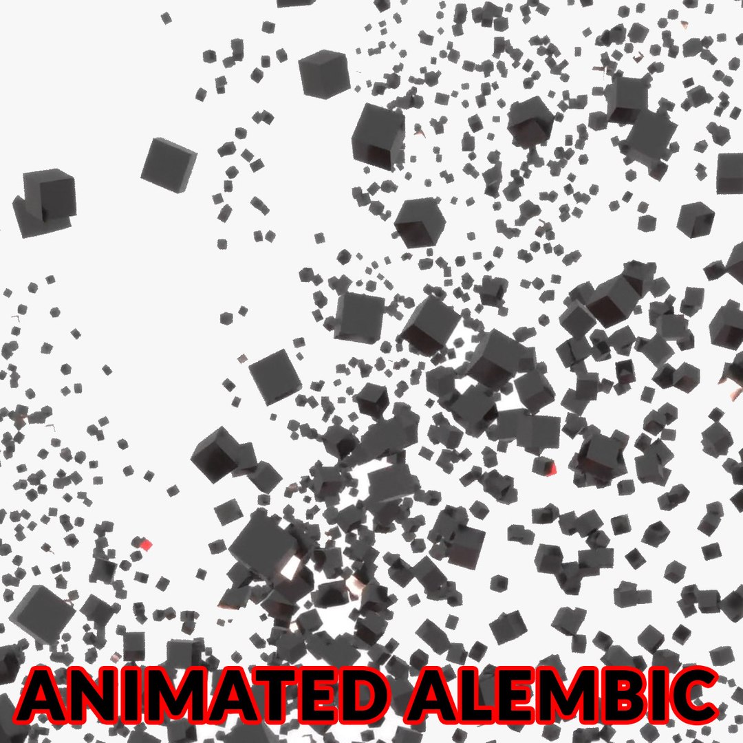 Animated Cubes Cloud 3D model - TurboSquid 2001694