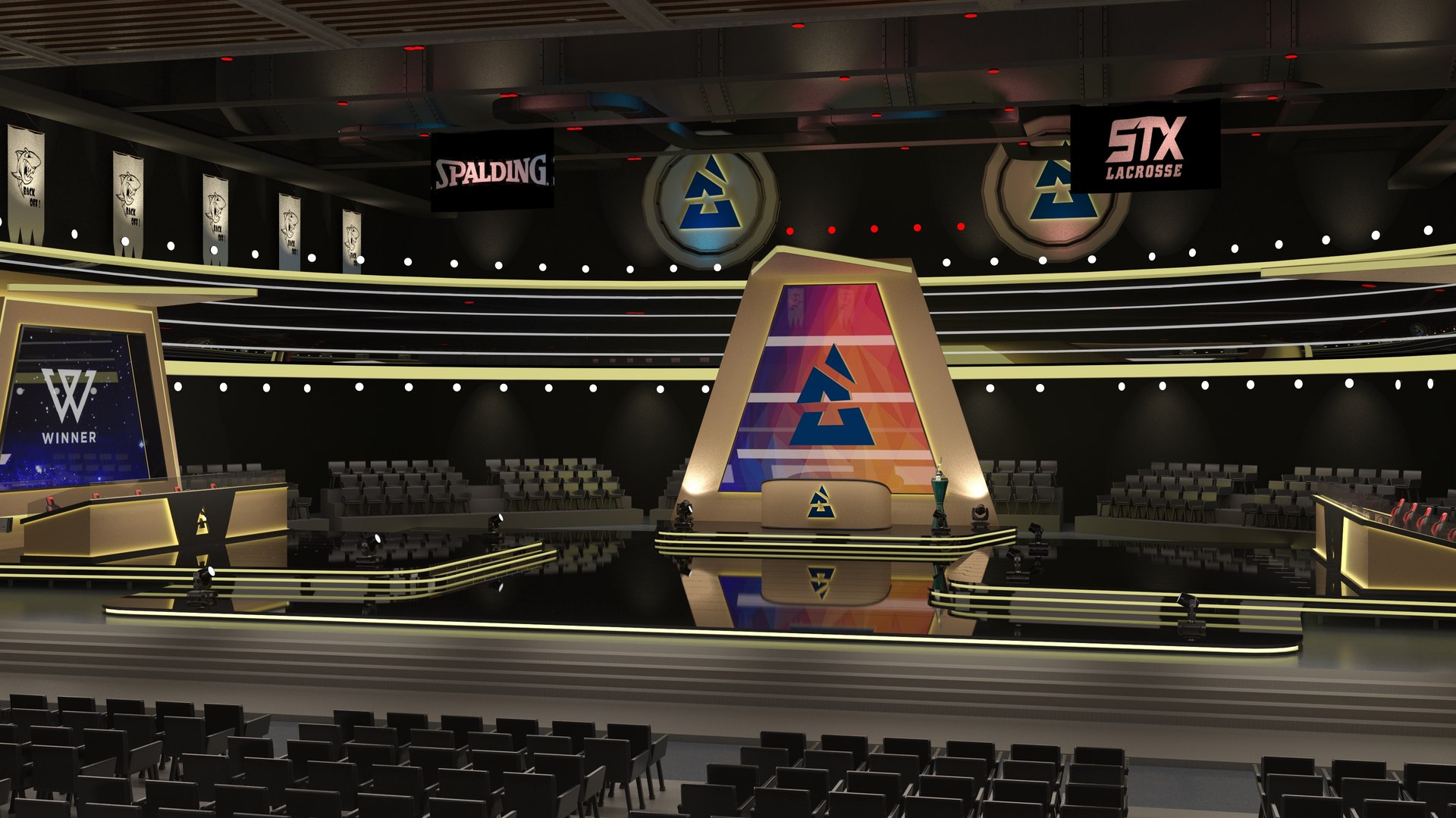 E-Sport Arena 3D Model - TurboSquid 1850462
