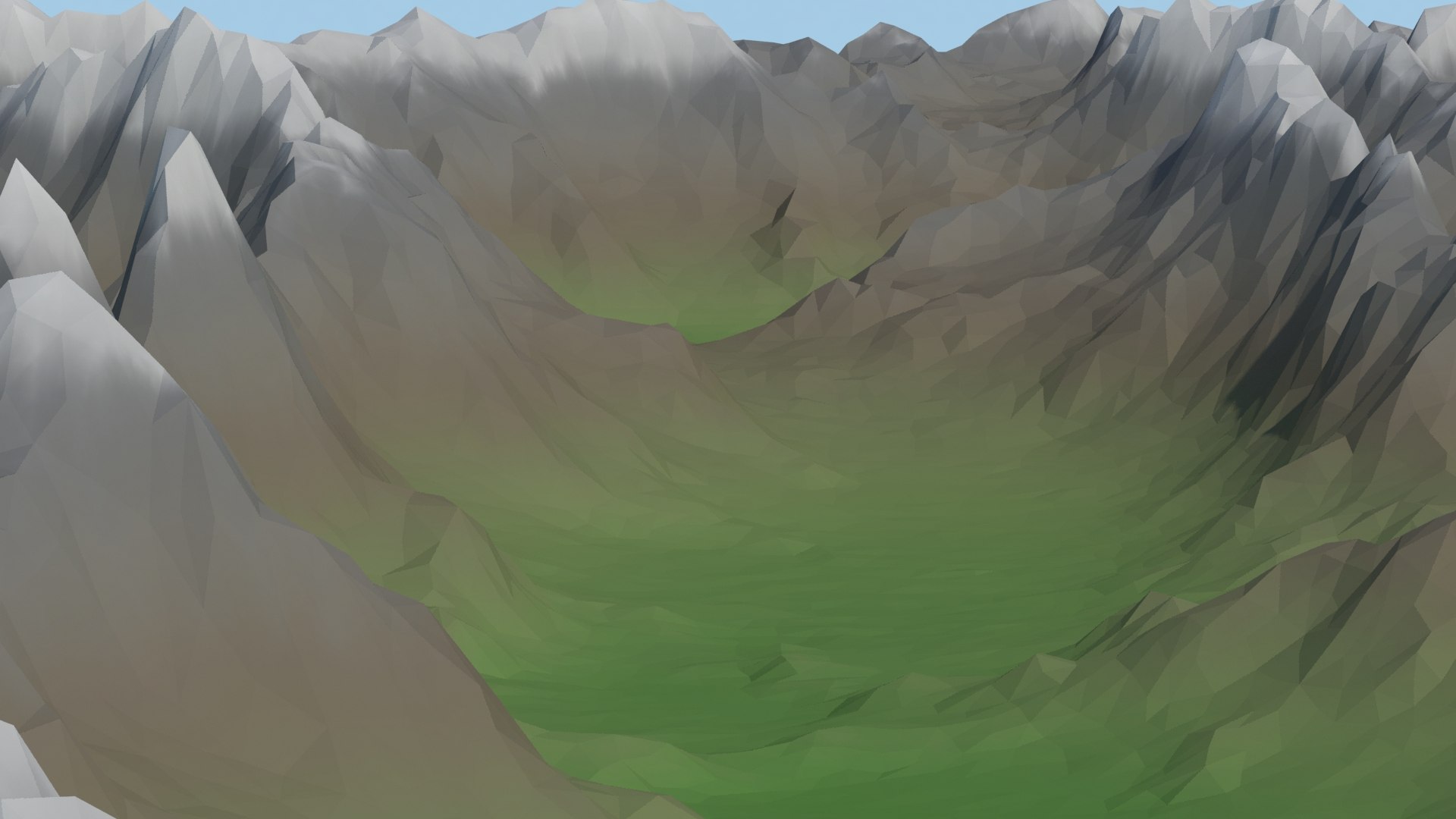 Landscape Games Background 3D Model - TurboSquid 1240594