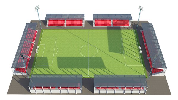 3D Soccer Football Field model - TurboSquid 1802573