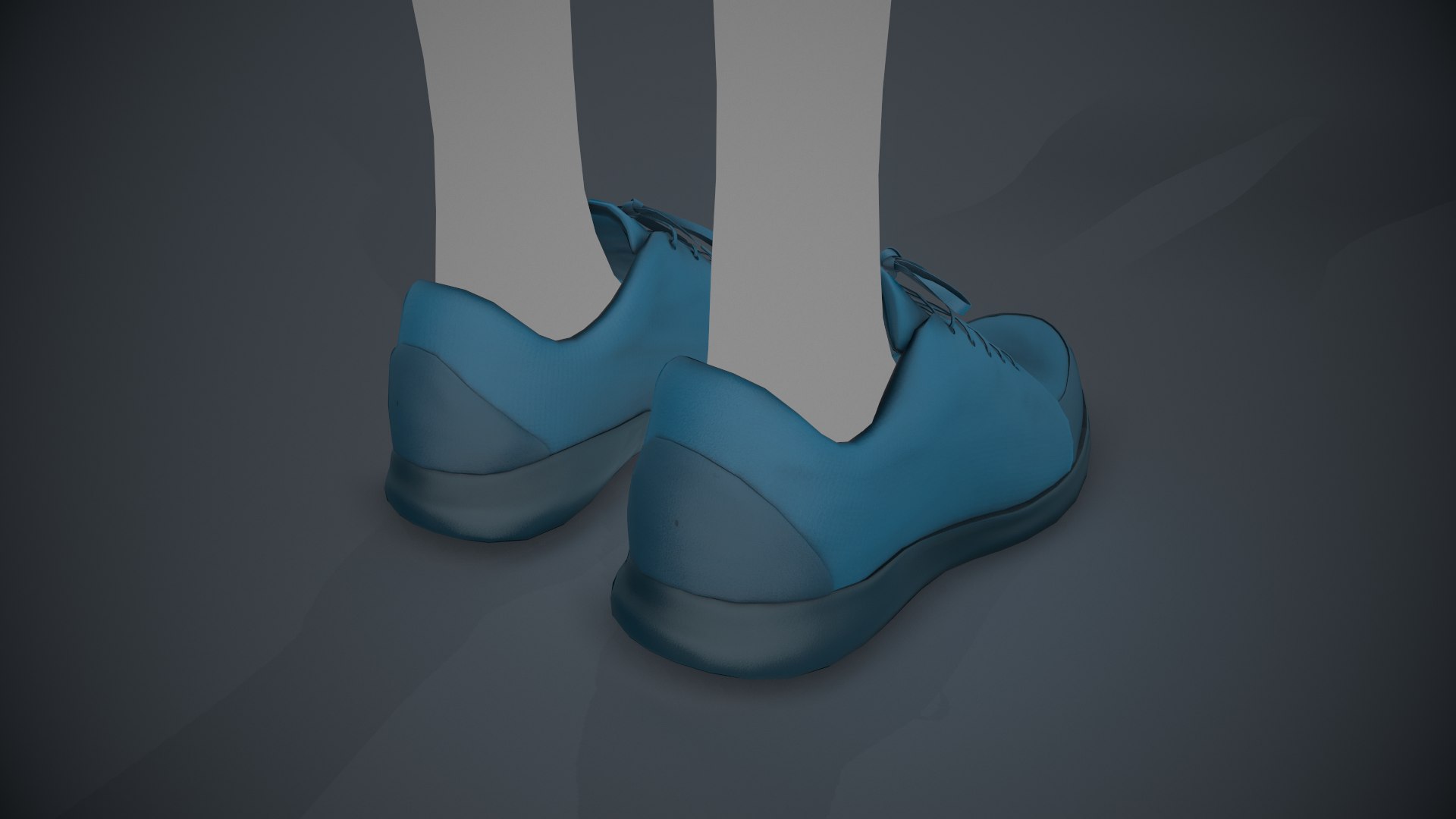 3D Blue Shoes Style 1 - TurboSquid 1927254