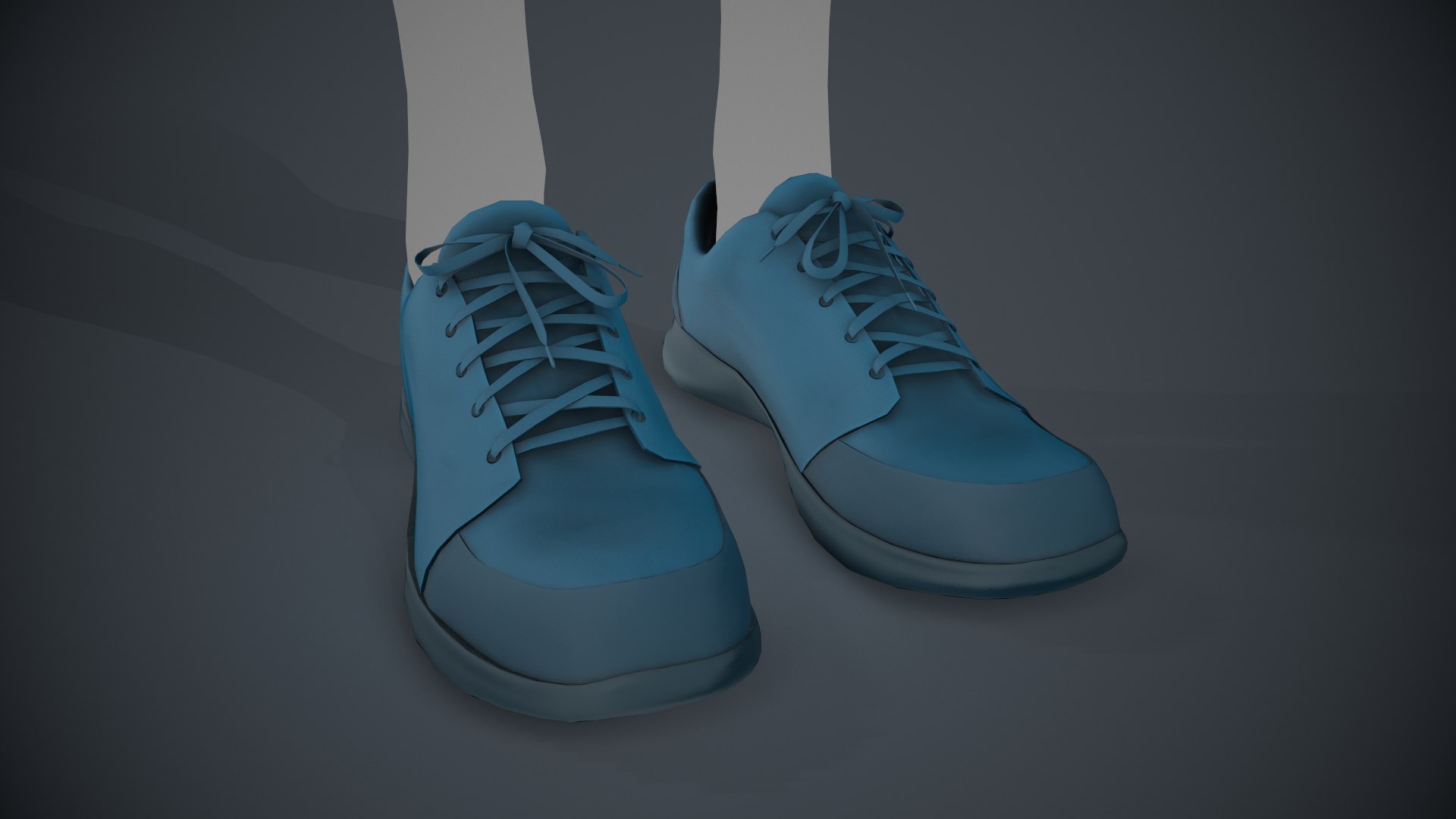 3D Blue Shoes Style 1 - TurboSquid 1927254